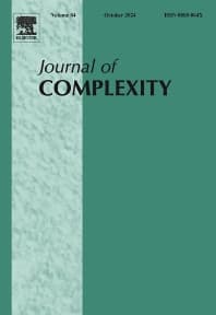 Subscribe to Journal of Complexity - 0885-064X | Elsevier Shop ...