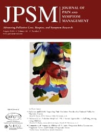 Subscribe to Journal of Pain and Symptom Management - 0885-3924 ...