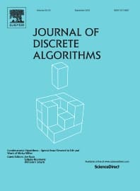 Subscribe to Journal of Discrete Algorithms - 1570-8667 | Elsevier Shop ...