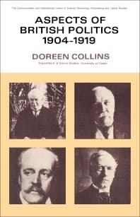 Aspects of British Politics 1904–1919 - 1st Edition | Elsevier Shop