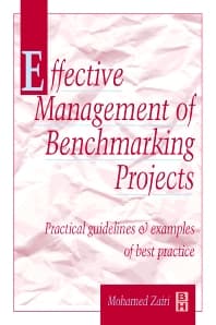 Effective Management of Benchmarking Projects - 1st Edition | Elsevier Shop