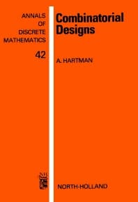 Combinatorial Designs, Volume 42 - 1st Edition | Elsevier Shop