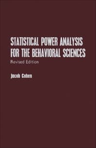 Statistical Power Analysis for the Behavioral Sciences - 1st Edition ...