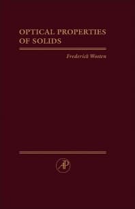 Optical Properties of Solids - 1st Edition | Elsevier Shop