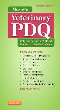 Mosby's Veterinary PDQ - 2nd Edition | Elsevier Shop