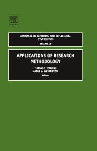 Applications of Research Methodology, Volume 19 - 1st Edition ...