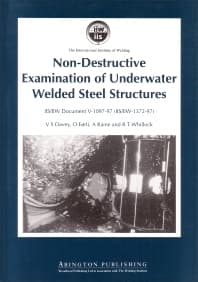 Non-Destructive Examination of Underwater Welded Structures - 1st ...